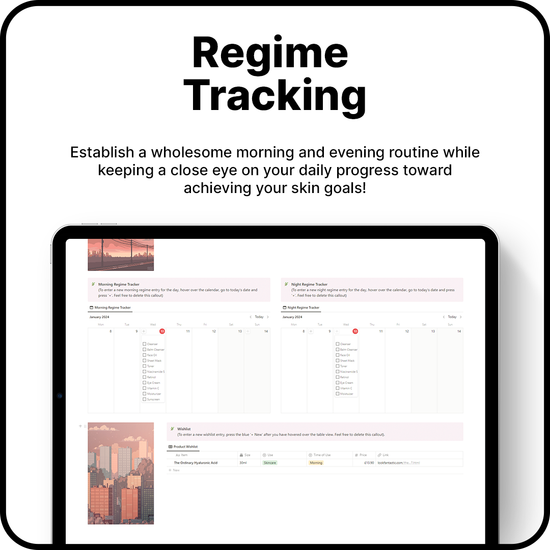 Skincare Tracker – Mayclo